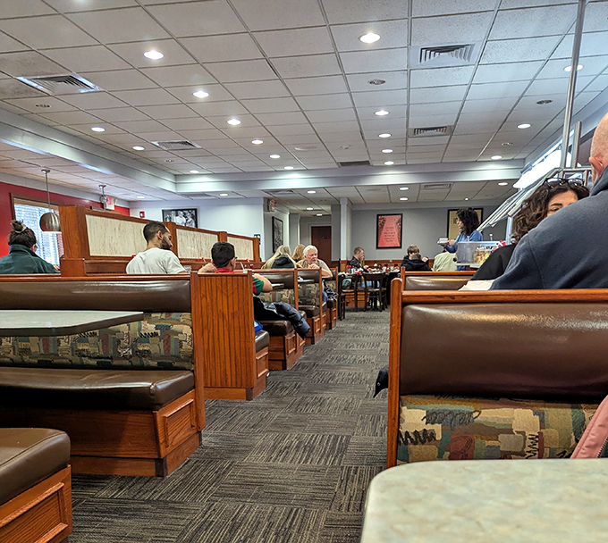 Local diners gather for their daily ritual of good food and even better community connections.