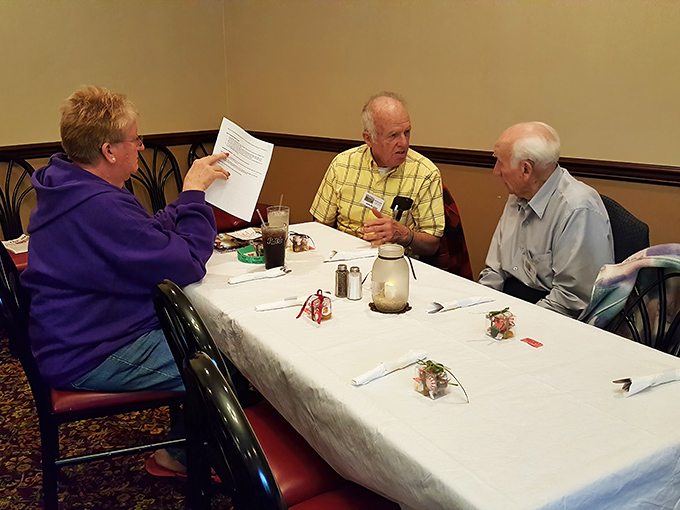 Regulars gather for more than just food. These tables have witnessed decades of community news, family celebrations, and friendly debates.