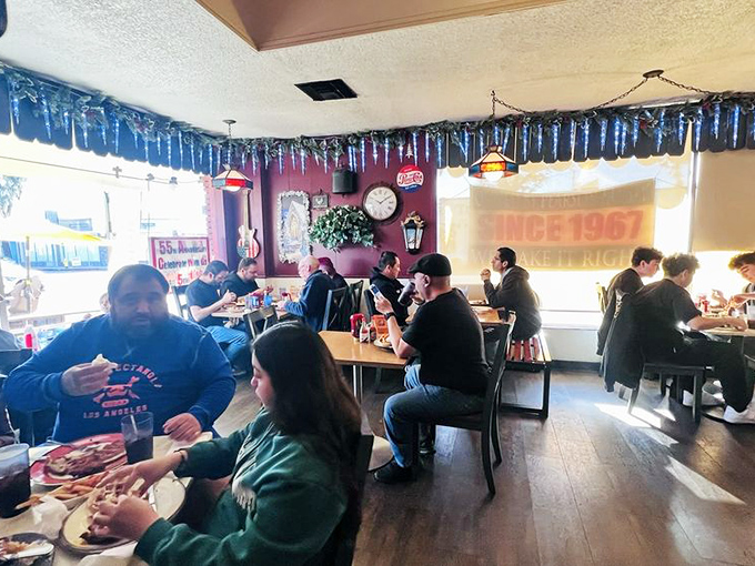 The dining room buzzes with the energy of people who know they've found something special &ndash; a cross-section of LA united by great chicken.