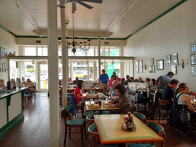 The happiest crowds in California aren't at Disneyland. They're at Phil's, where seafood pilgrims gather to worship at the altar of fresh fish.