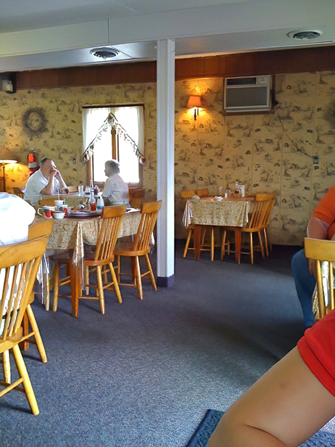 Stone walls and warm lighting create the perfect backdrop for memorable meals.