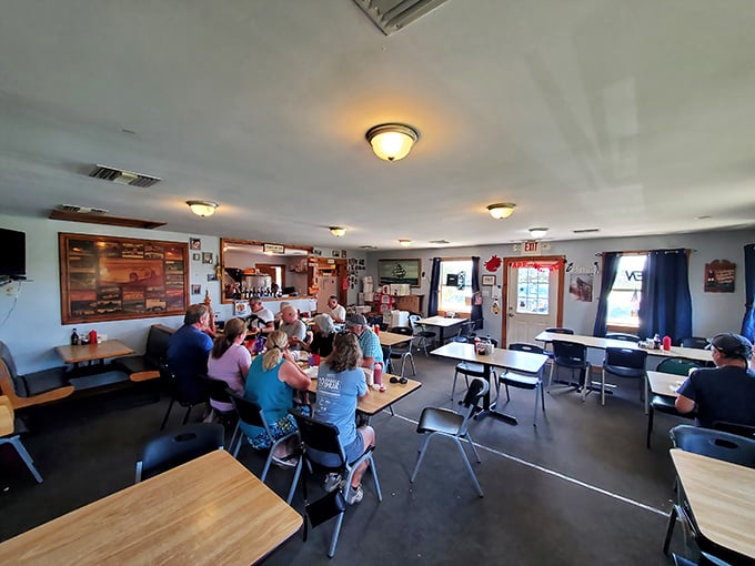The dining room hums with the satisfied murmurs of locals who know they've kept one of Florida's best seafood secrets to themselves.
