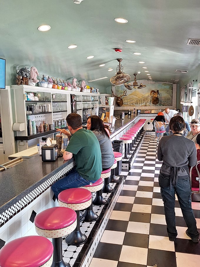 Strangers at the counter become temporary friends, united by the universal language of "Oh my goodness, you have to try this!"