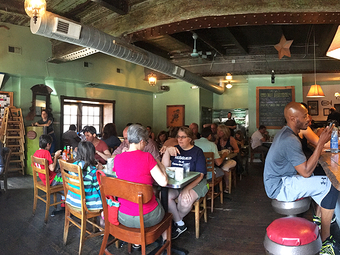 Weekend brunch at Honey's is Philadelphia's great equalizer&mdash;where everyone from college students to grandparents comes together for eggy excellence.