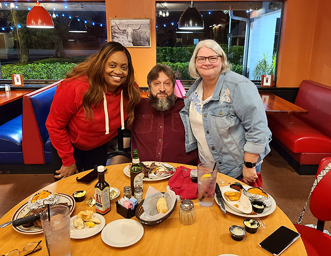 Great steakhouses create more than meals&mdash;they create memories. These happy diners aren't just eating dinner; they're collecting stories to tell later.