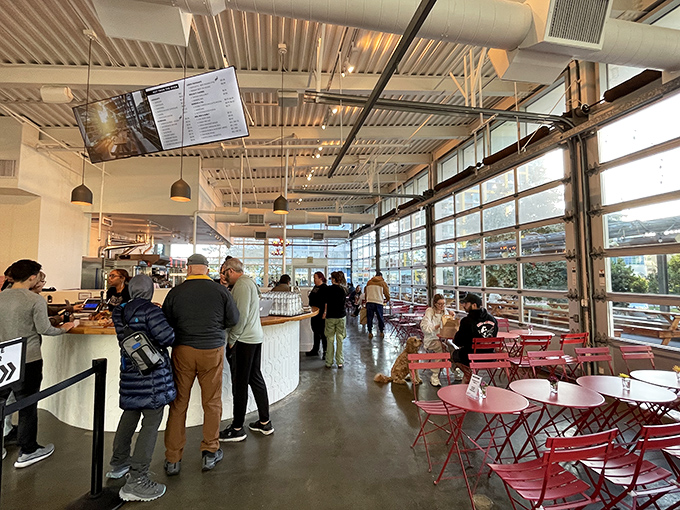 Where pastry pilgrims gather at the counter, united in the universal language of "I'll take one of everything, please."