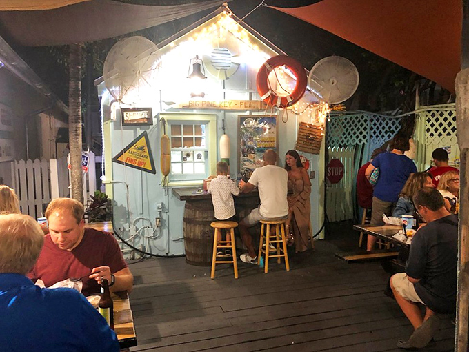 As the sun sets, DJ's outdoor seating becomes Key West's hottest ticket. The wait is just part of the experience—like foreplay for your appetite.