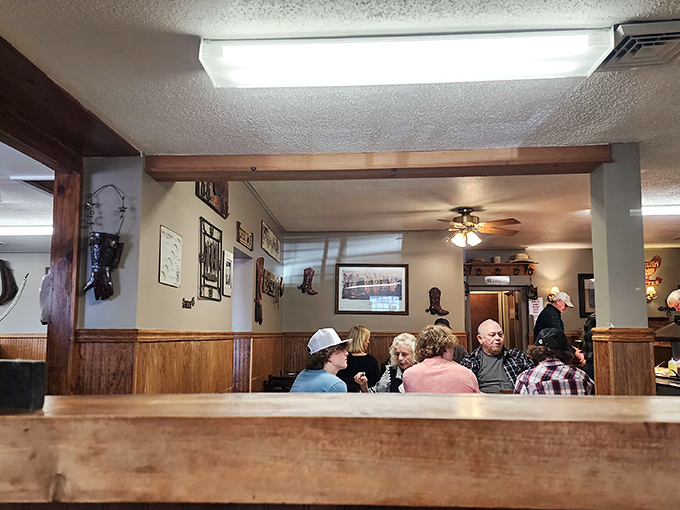 Local diners gather like family, sharing tables and stories over plates of pure satisfaction.