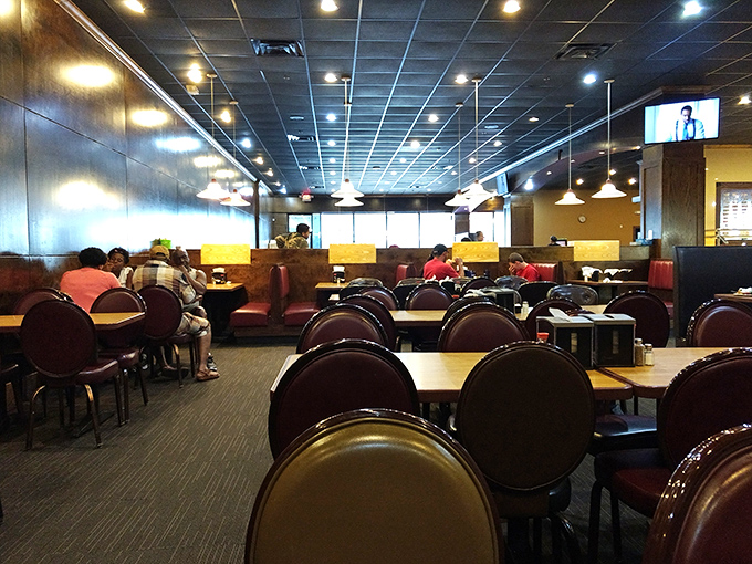 Even on a quiet afternoon, loyal diners know that GrandE offers that rare combination of quantity and quality that keeps Marylanders coming back.