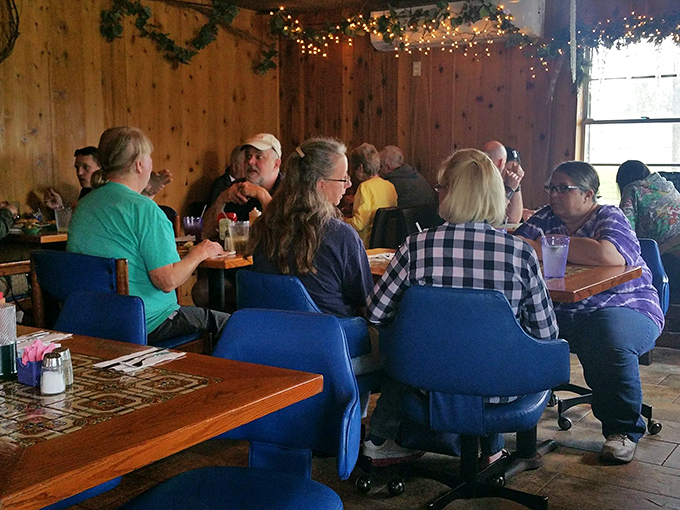 The true measure of a great BBQ joint: locals of all stripes gathering together, united by the universal language of exceptional smoked meats.