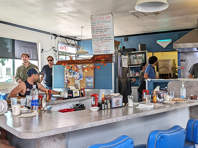 The counter at Chuck's&mdash;where strangers become friends over coffee and the staff remembers your order before you do.