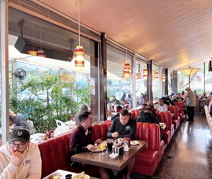 Every booth tells a story, every table a potential memory. The real Los Angeles happens in places like this, not on studio lots.