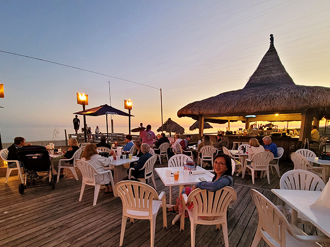 Sunset dining transforms ordinary meals into magical moments where time seems to pause beautifully.