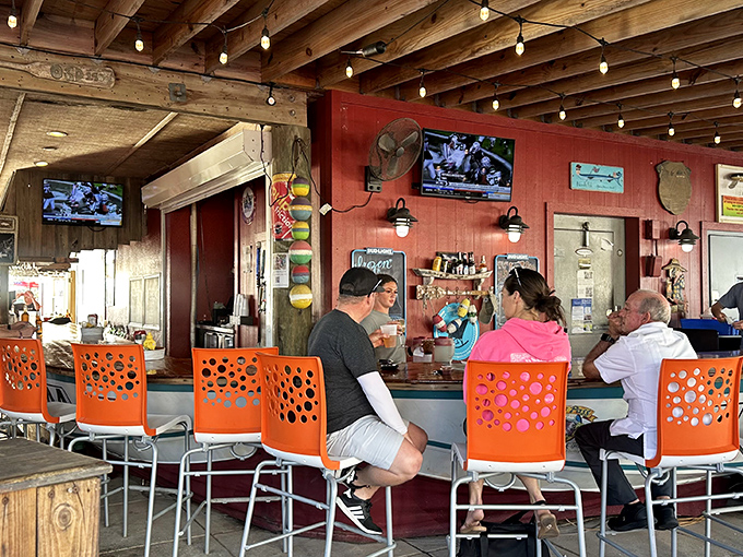 The outdoor bar&mdash;where strangers become friends over cold beers, sports debates, and the shared wisdom that life is better in flip-flops.