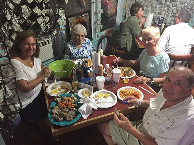 The true measure of a great seafood joint? Tables filled with smiling diners elbow-deep in their catch. Community happens over crustaceans.