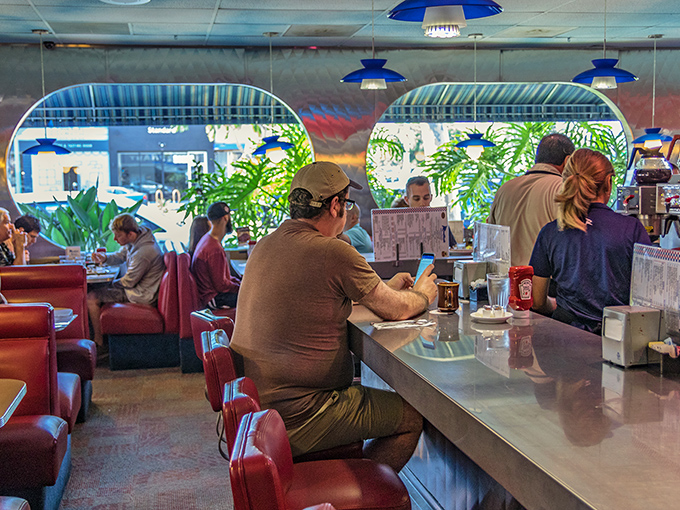 Counter culture at its finest&mdash;where regulars and first-timers alike find communion in coffee and conversation. Notice how nobody's looking at their phones?