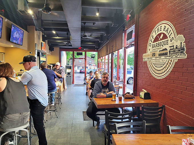 Where strangers become friends over shared barbecue enthusiasm. Nothing builds community quite like collectively loosening your belts.