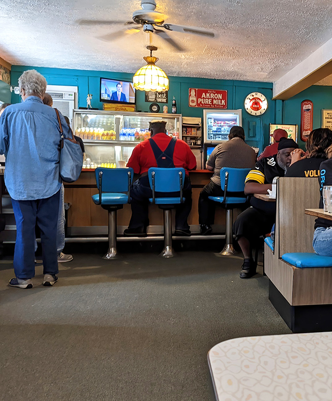 The true measure of a great diner? When folks from all walks of life sit elbow-to-elbow, united by the universal language of good food.