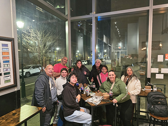 Good food brings people together like nothing else&mdash;this table of happy diners is exhibit A in the case for Shay's excellence.