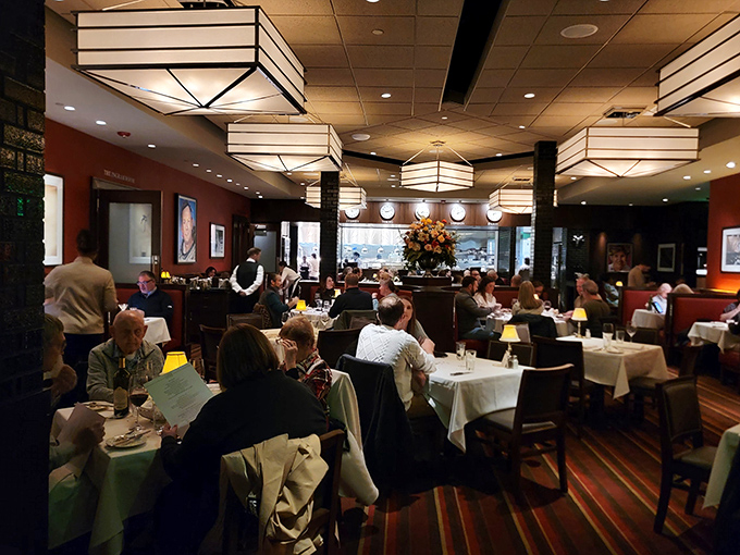 Where strangers become united in the universal language of "mmm." Notice how nobody's looking at their phones? That's culinary magic.