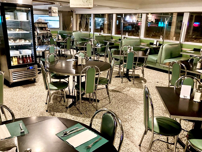 Empty tables waiting for the lunch rush&mdash;each one holding decades of stories, celebrations, and everyday moments shared over good food.