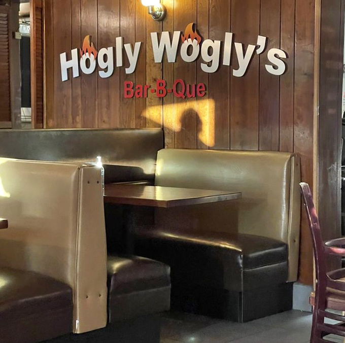 The restaurant's interior feels like a time capsule where BBQ traditions are preserved and celebrated daily.