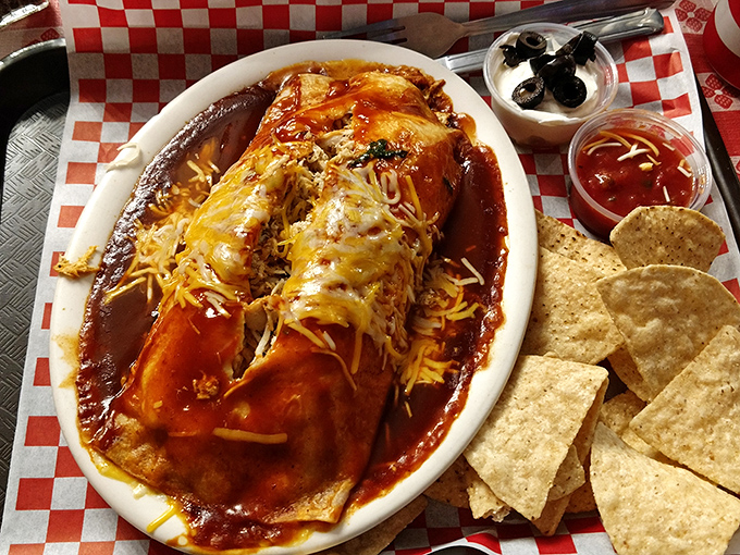 Enchiladas swimming in a lake of vibrant sauce and melted cheese. This plate doesn't just feed you&mdash;it hugs your soul from the inside.