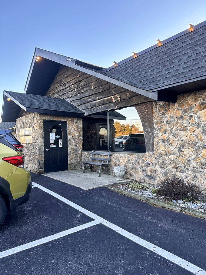 The entrance says it all: unpretentious, welcoming, and promising the kind of meal that makes you plan your next visit before finishing the first.