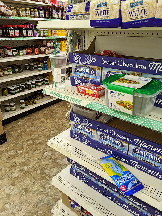 Sweet chocolate moments await with Swiss Miss and other familiar brands that somehow found their way to this bargain paradise.