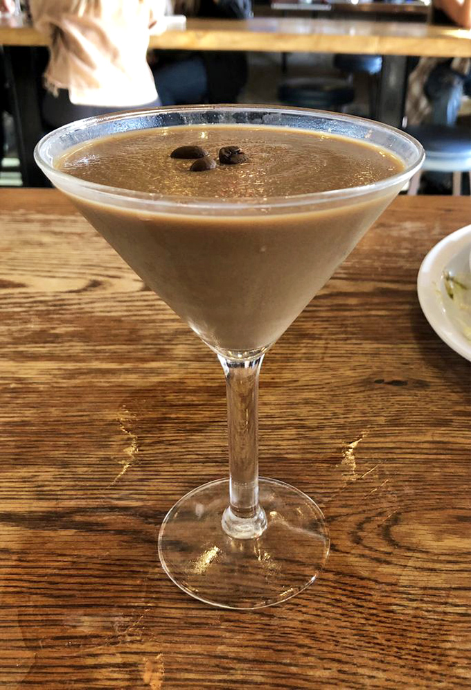 This isn't just coffee with alcohol; it's dessert, nightcap, and conversation starter all swimming in one sophisticated glass.