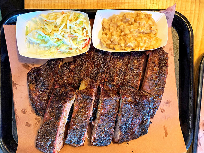 These ribs don't just fall off the bone &ndash; they practically leap onto your plate in an enthusiastic display of barbecue perfection.