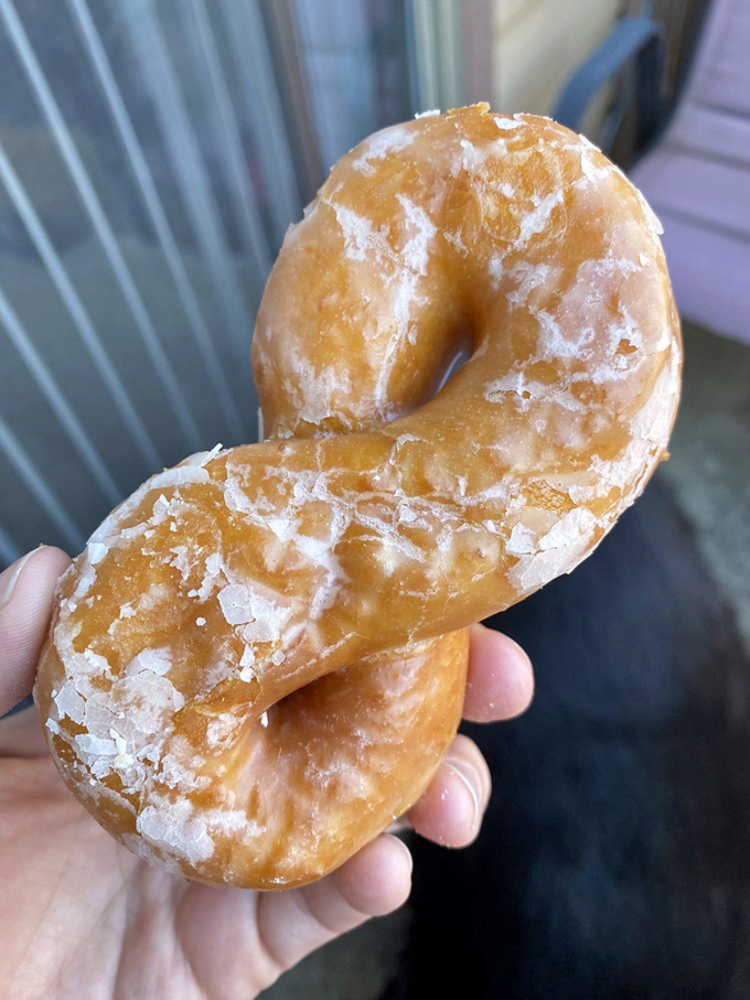 The glazed twist &ndash; proof that sometimes the best things in life require a little turning and bending to reach perfection.
