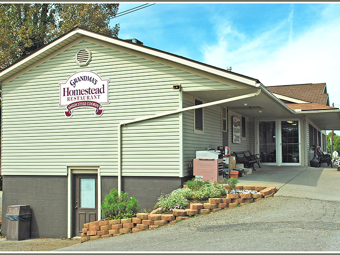 Grandma's Homestead Restaurant—where the only thing more welcoming than the name is the aroma of fresh-baked pies that greets you at the door.