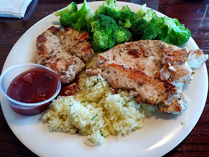 Grilled chicken that's juicy, flavorful, and accompanied by vibrant vegetables – proof that healthy eating doesn't require sacrificing taste.