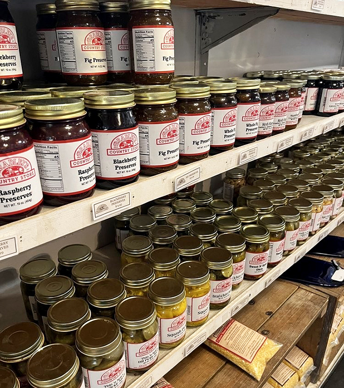 Mason jars lined up like edible jewels&mdash;preserves that capture summer's essence better than any vacation photo ever could. 
