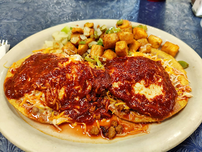 These huevos rancheros don't just wake you up &ndash; they throw open the curtains and announce that today is going to be spectacular.