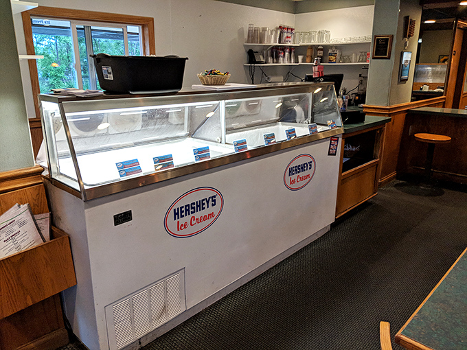 Hershey's ice cream station &ndash; because sometimes after a perfect meal, only something sweet and nostalgic will complete the experience.