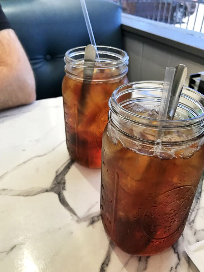 Mason jar sweet tea &ndash; because sometimes the simple pleasures are the most satisfying. These could hydrate you through a California summer.