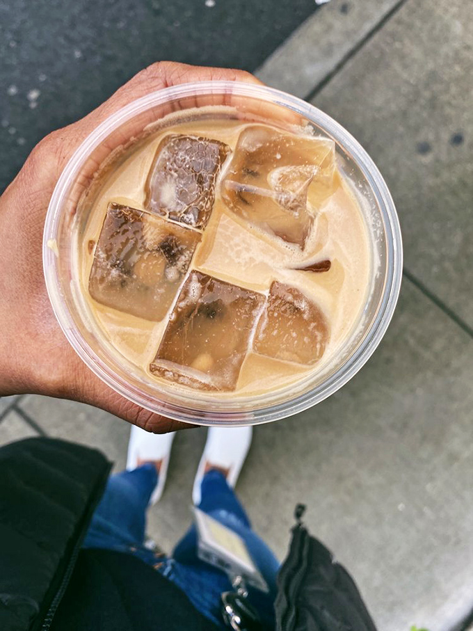 An iced latte so perfectly balanced it makes you question why you ever settled for lesser versions during your caffeine-seeking travels.
