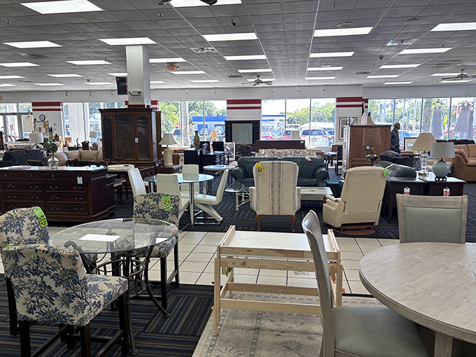 An interior decorator's playground where coastal chic meets traditional charm, all at prices that won't require a second mortgage.