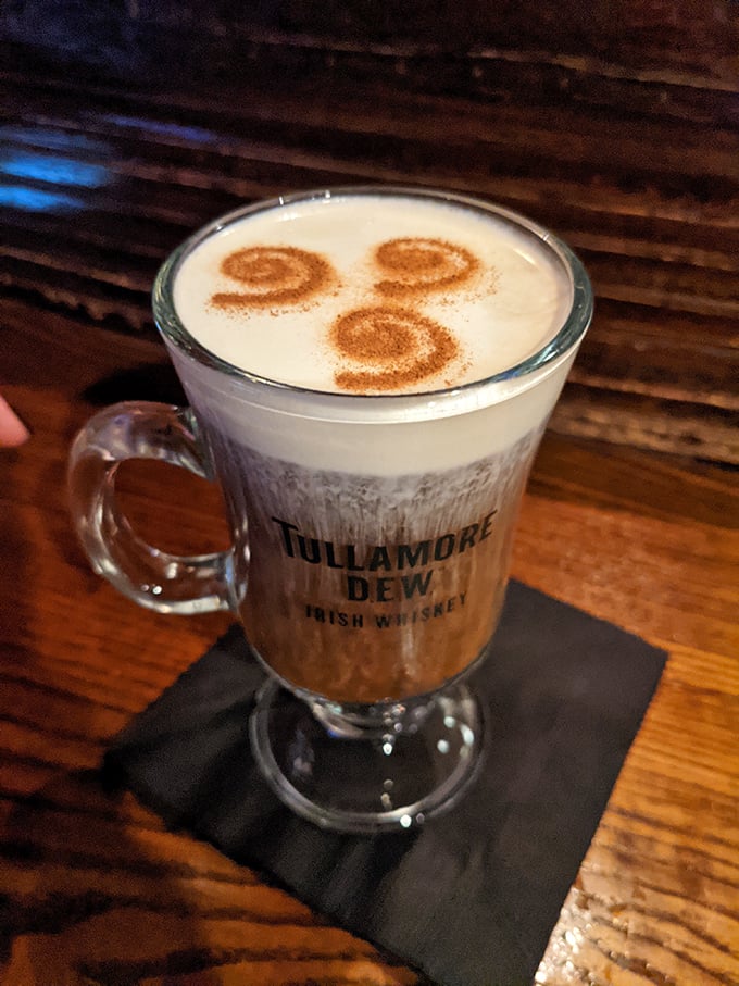 The Irish Coffee at Fad&oacute; isn't just a drink, it's performance art &ndash; strong coffee, smooth whiskey, and cream floating like a cloud.