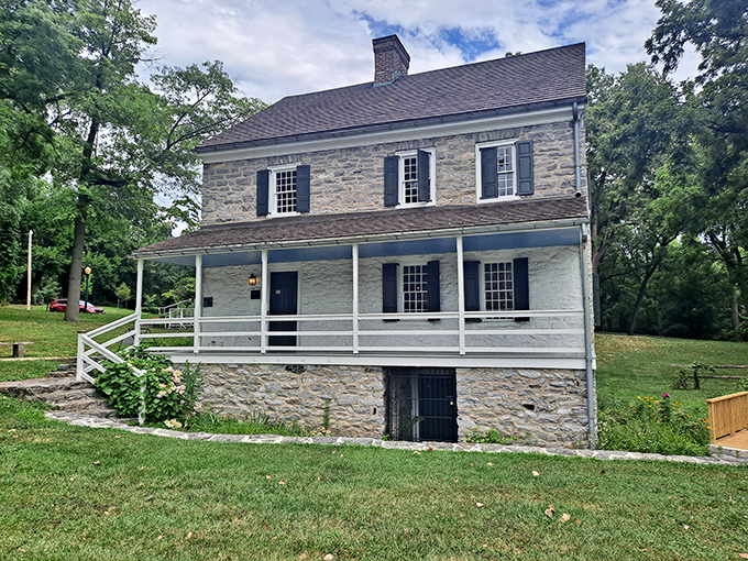 The Jonathan Hager House stands as a sturdy testament to colonial craftsmanship. Those stone walls have stories to tell&mdash;if only they could talk.