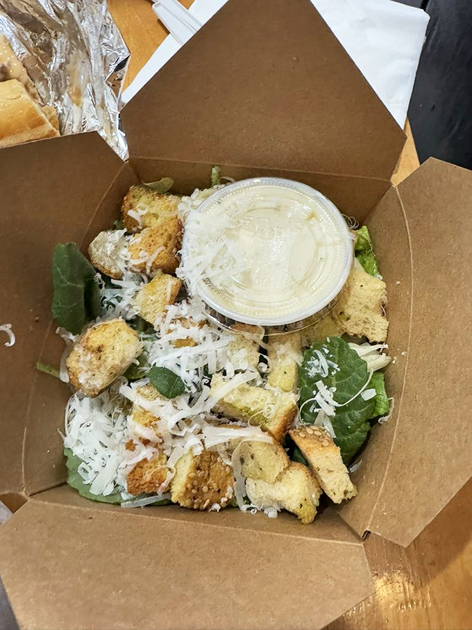 Even the salads at Woodrow's mean business. This isn't rabbit food—it's a legitimate contender in the flavor Olympics.