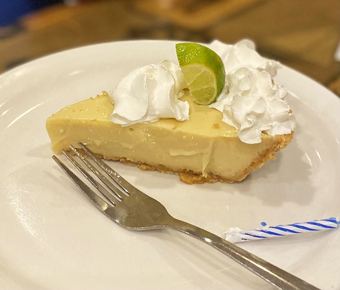 The key lime pie finale &ndash; tangy, sweet, and authentic enough to make your taste buds think they've moved to the Keys.