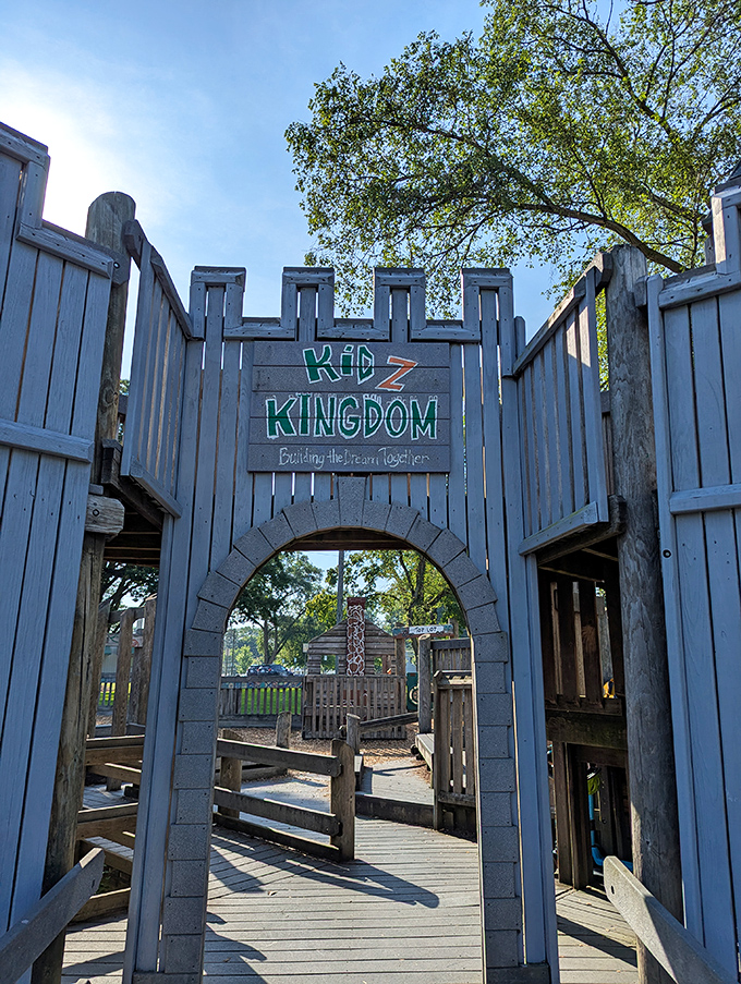 Kids Kingdom playground isn't just for grandchildren's visits&mdash;it's where you'll find yourself saying, "Just one more time down the slide!"