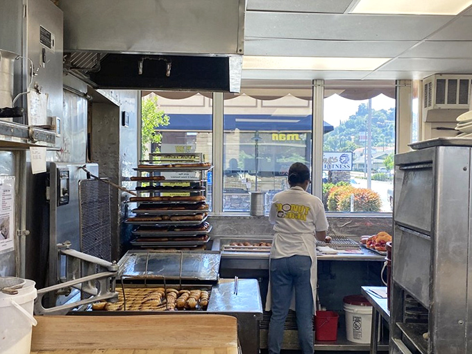 Behind the scenes of donut magic. Where dedicated artisans transform simple ingredients into legendary California treasures.