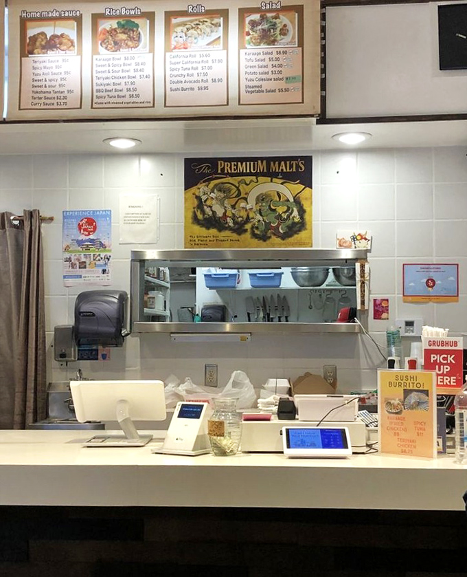 Where the magic happens. The kitchen pass-through window offers glimpses of the choreographed chaos that produces such consistent deliciousness.