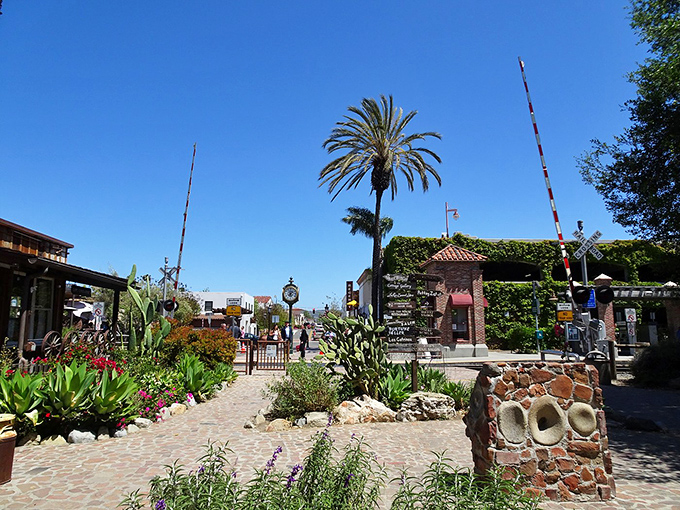 Los Rios Historic District's pathways feel like walking through a living history book with excellent landscaping.