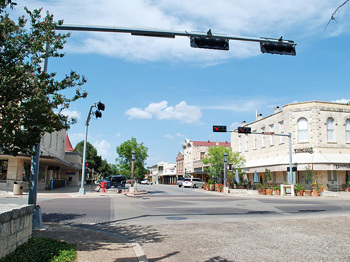 Kerrville's downtown invites leisurely strolls with its wide streets, historic buildings, and that quintessential small-town Texas charm.