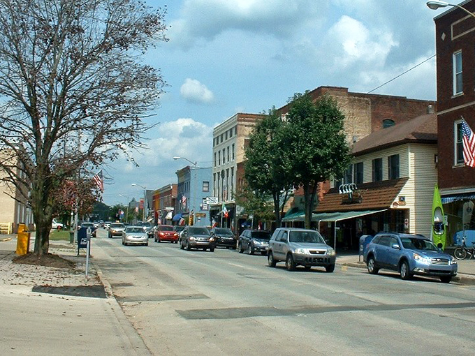 Main Street Honesdale hums with small-town energy, where parking spots are still plentiful and nobody's in too much of a hurry.
